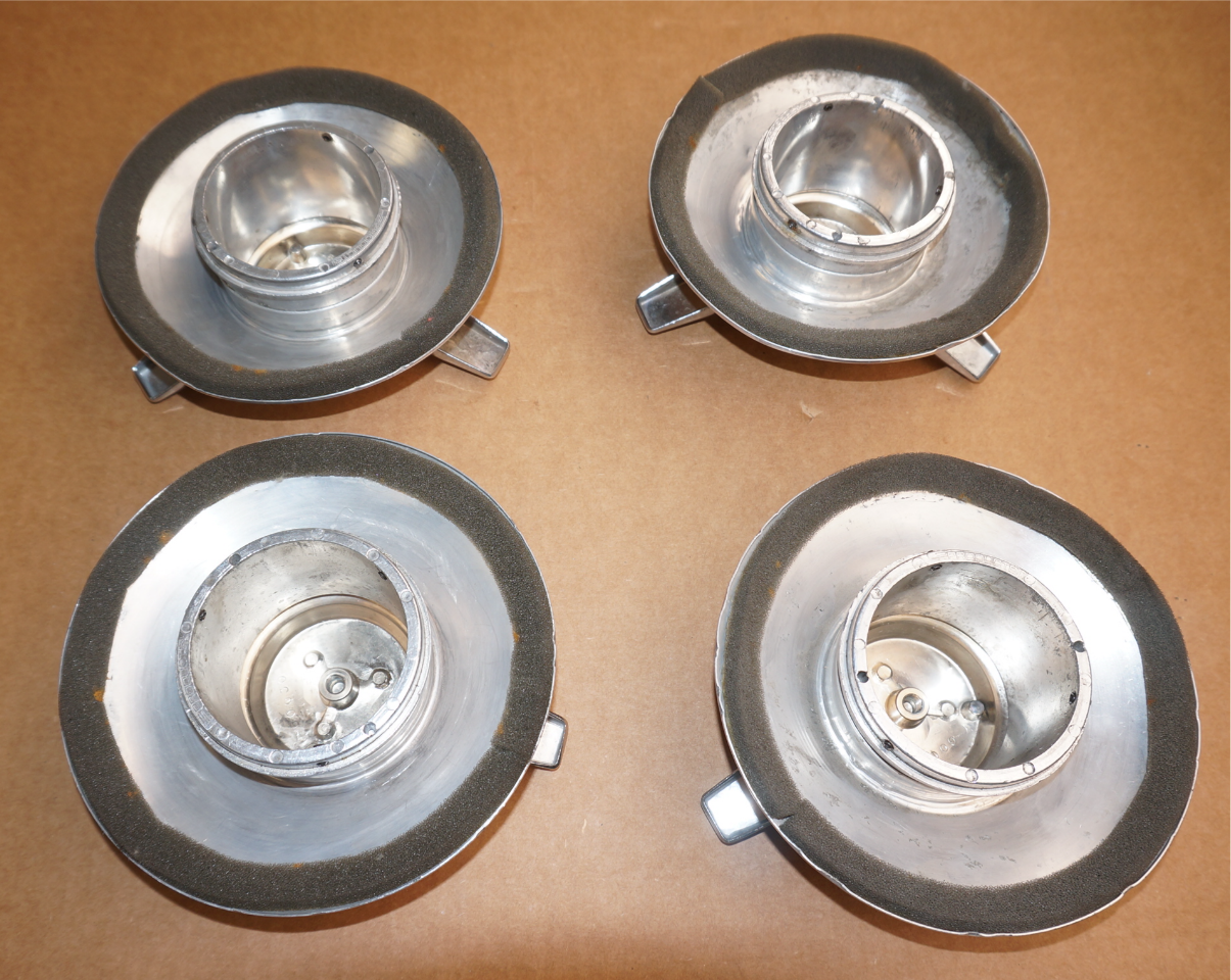 C6 Corvette Wheel Center Caps Stainless Steel Knock-Off Wheel Center ...