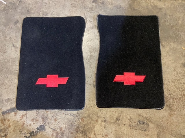 1975-1986 Chevrolet C10 Floor Mat 2pc Set Cutpile. 801 Black. | Factory ...