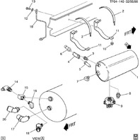 90-09 Topkick/Kodiak T/C6500-T/C8500 Low Brake Pressure Switch 25793291 ...